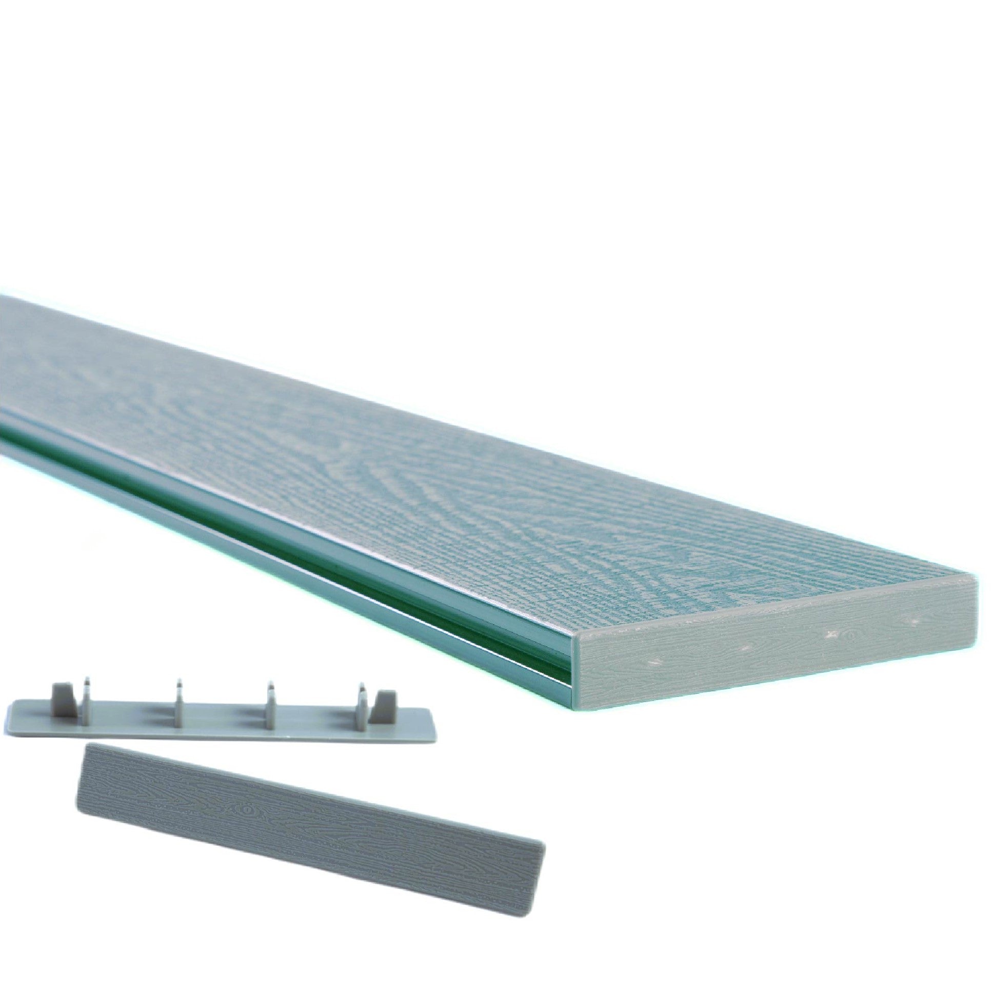 Silver End Caps – Mighty Deck